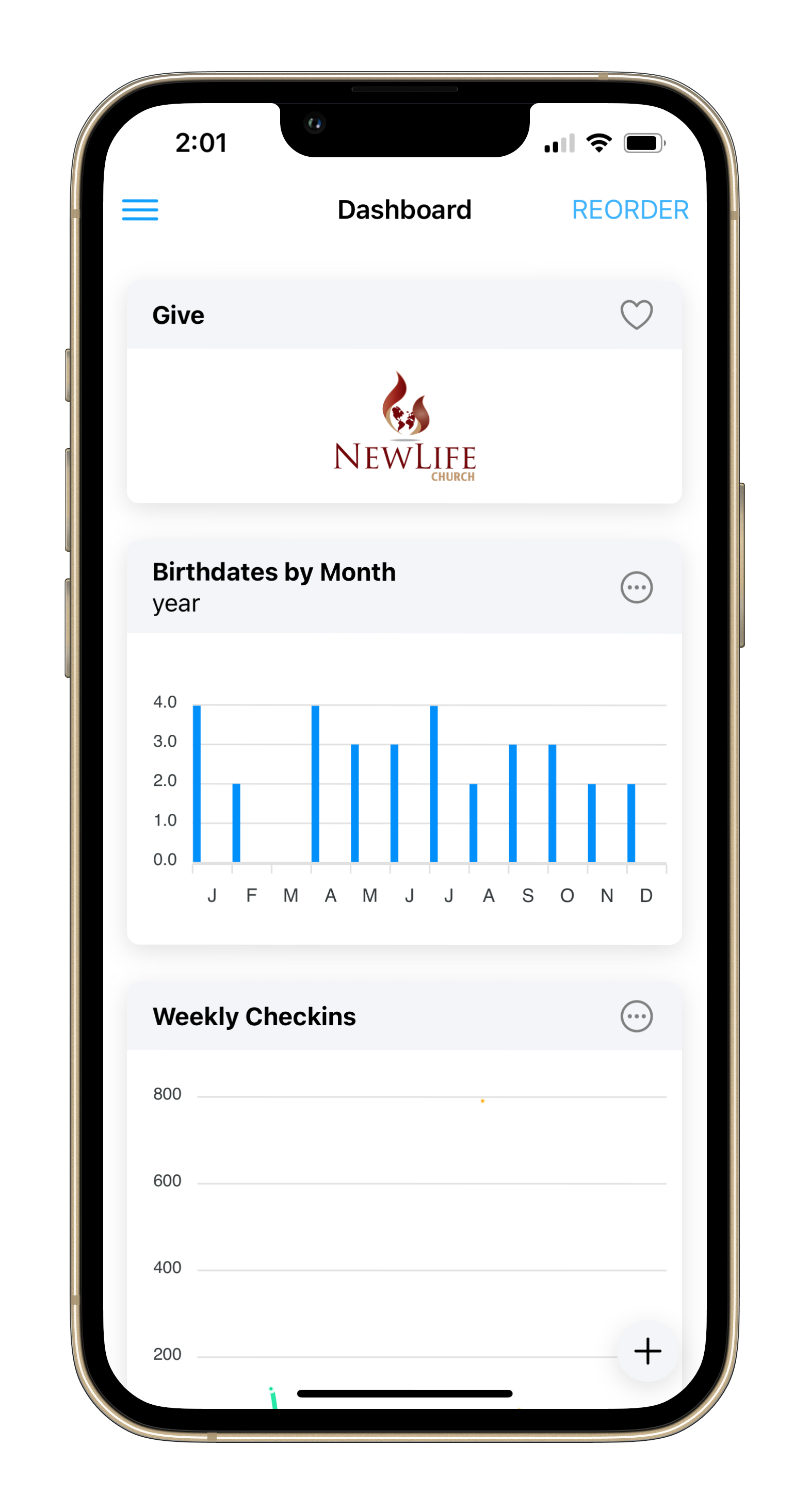 Mobile App - Faith Teams - Church Management Software