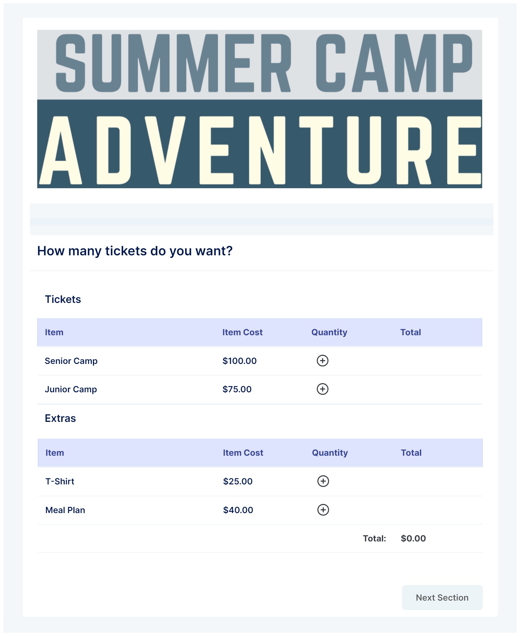 Faith Teams - Custom Forms - Church Management Software
