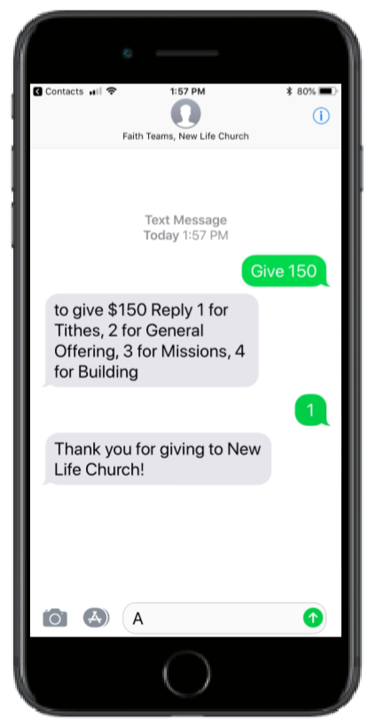 Faith Teams - Digital Giving - Church Management Software